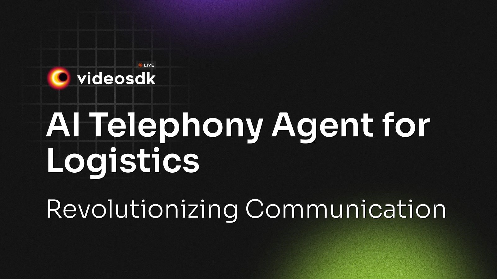 AI Telephony Agent for Logistics: Revolutionizing Communication - VideoSDK