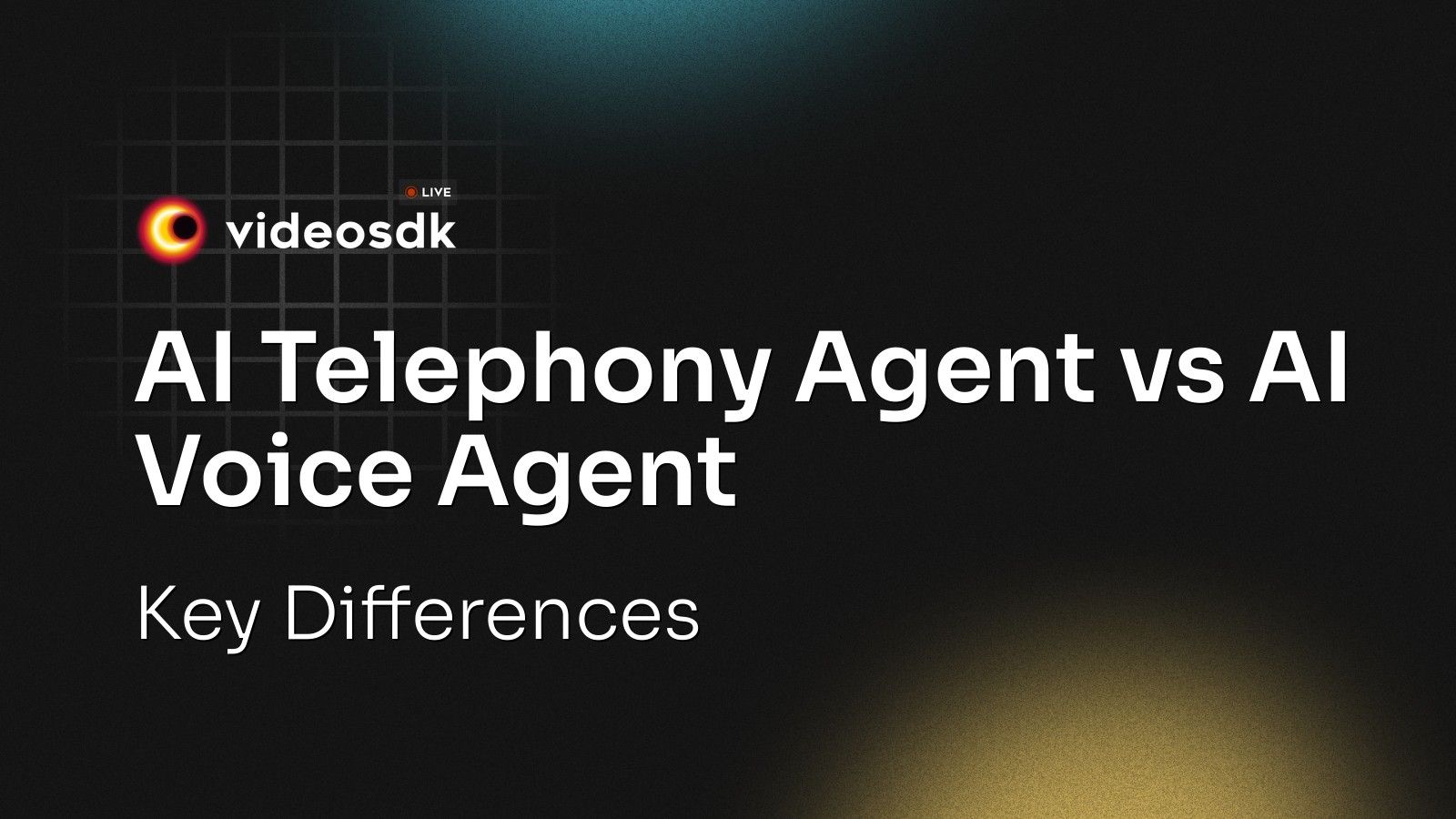 AI Telephony Agent vs AI Voice Agent: Key Differences - VideoSDK