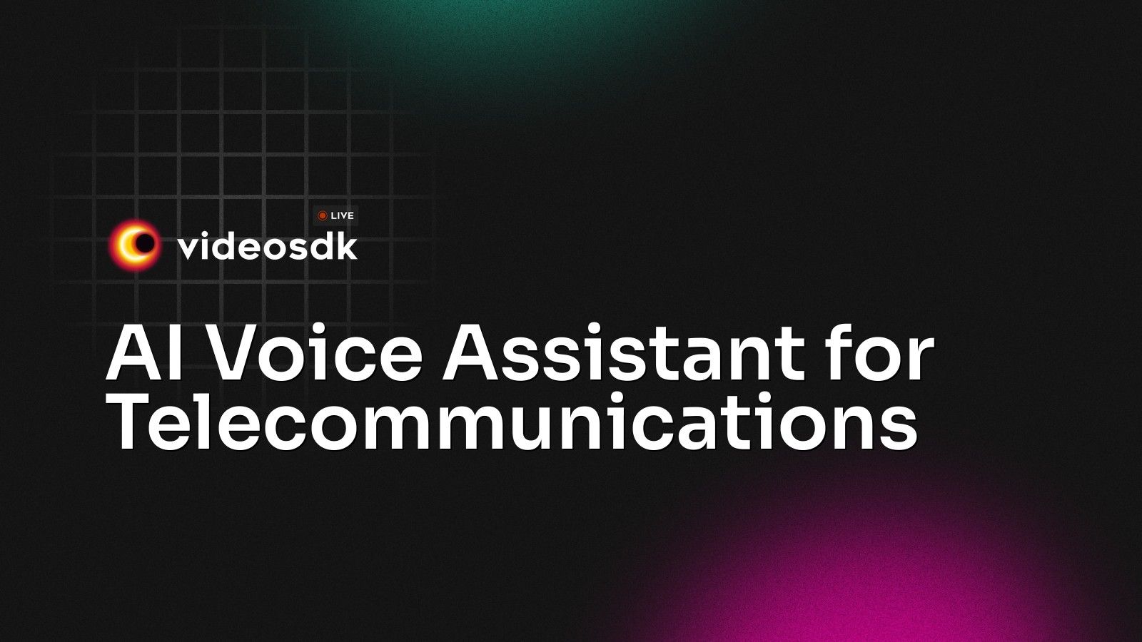 AI Voice Assistant for Telecommunications - VideoSDK
