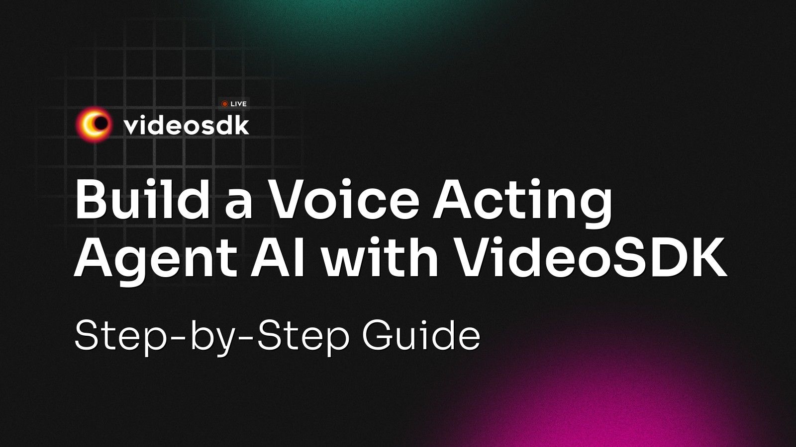 Build a Voice Acting Agent AI with VideoSDK: Step-by-Step Guide - VideoSDK