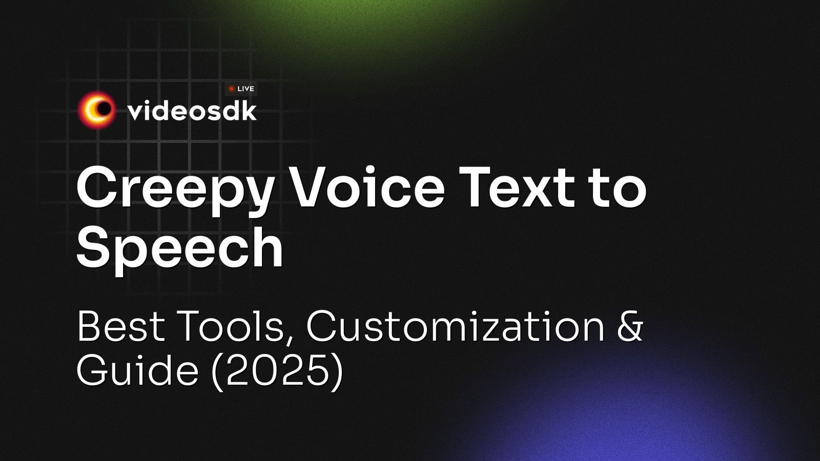 Creepy Voice Text to Speech: Best Tools, Customization & Guide (2025 ...