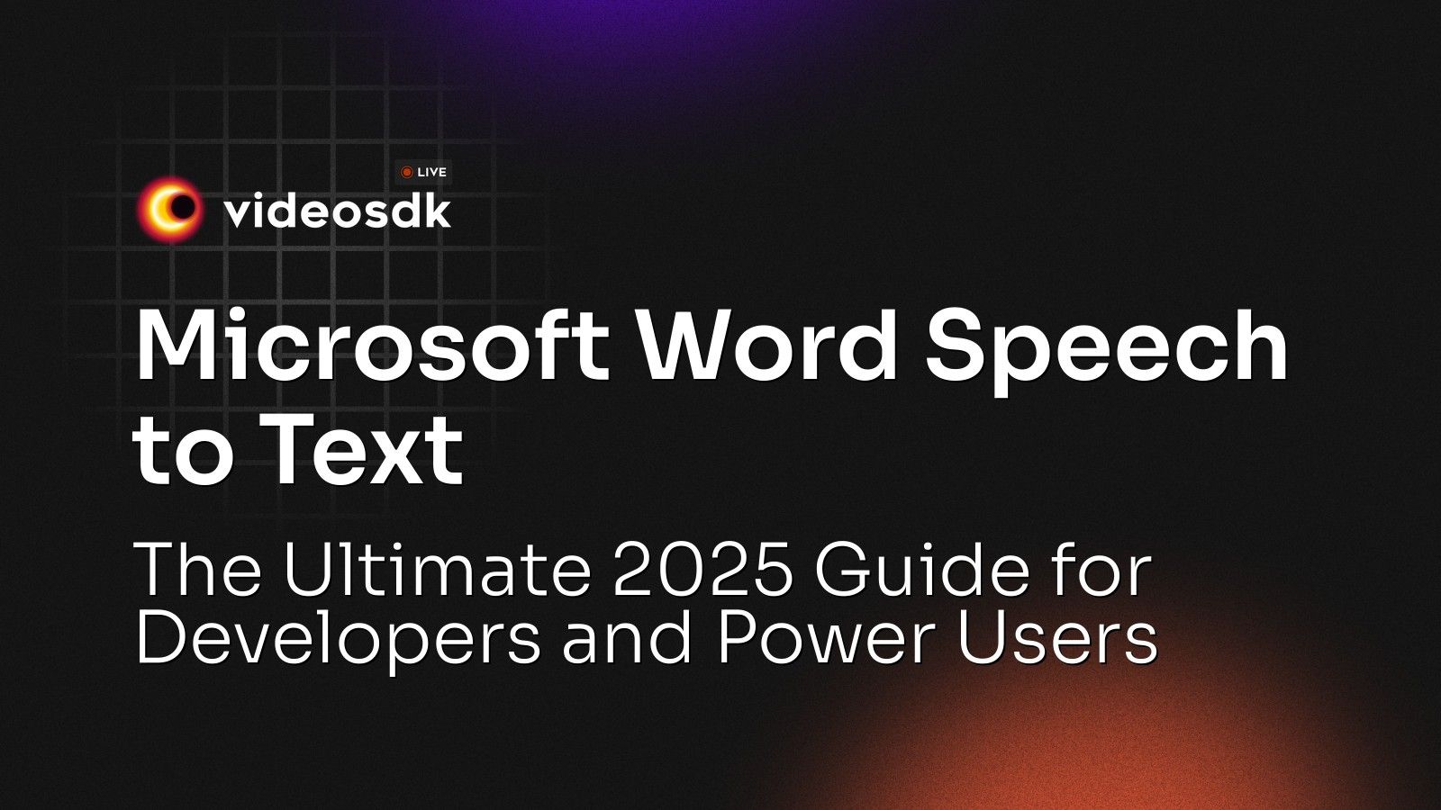 Microsoft Word Speech to Text: The Ultimate 2025 Guide for Developers ...