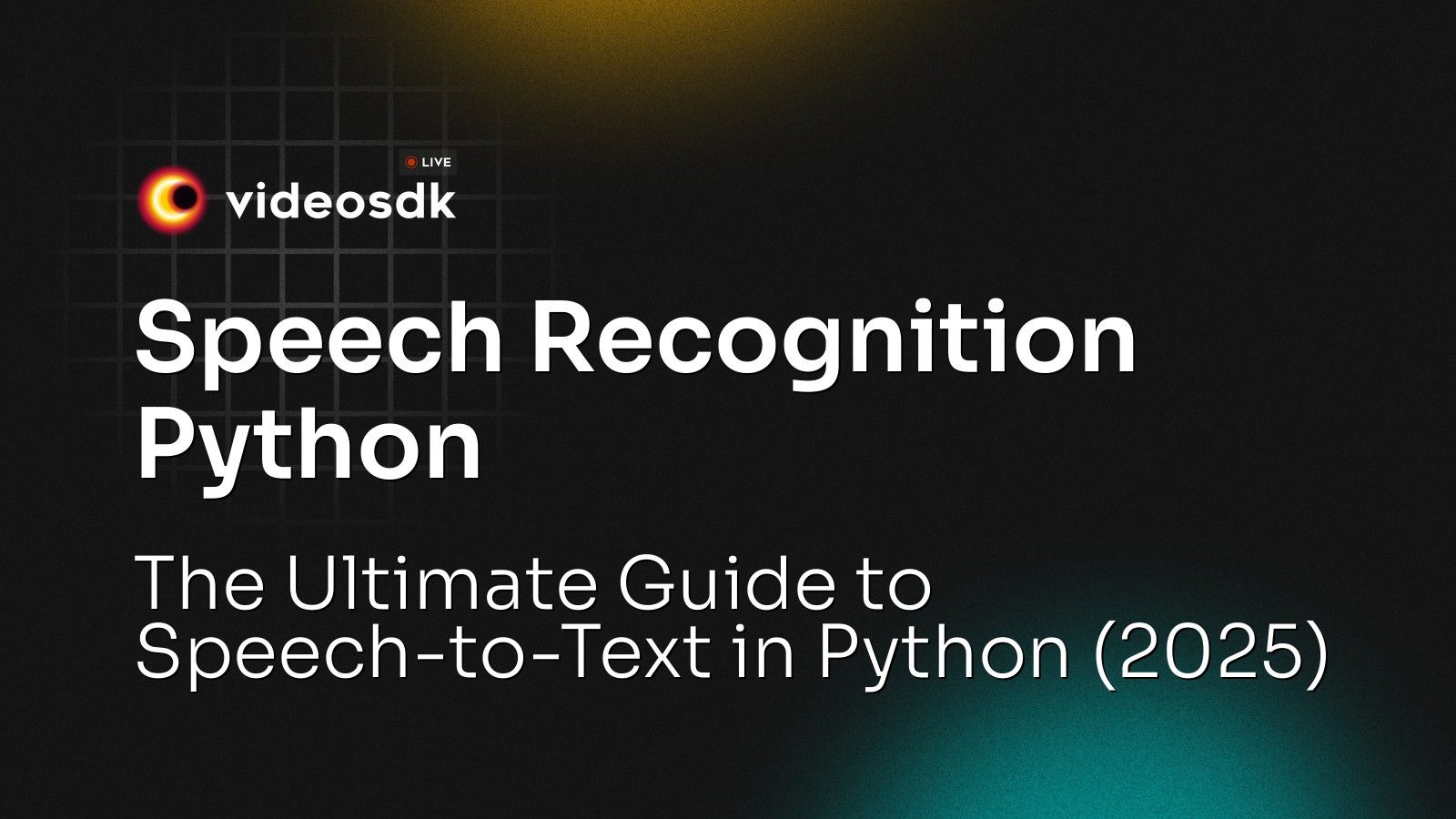 voice recognition python