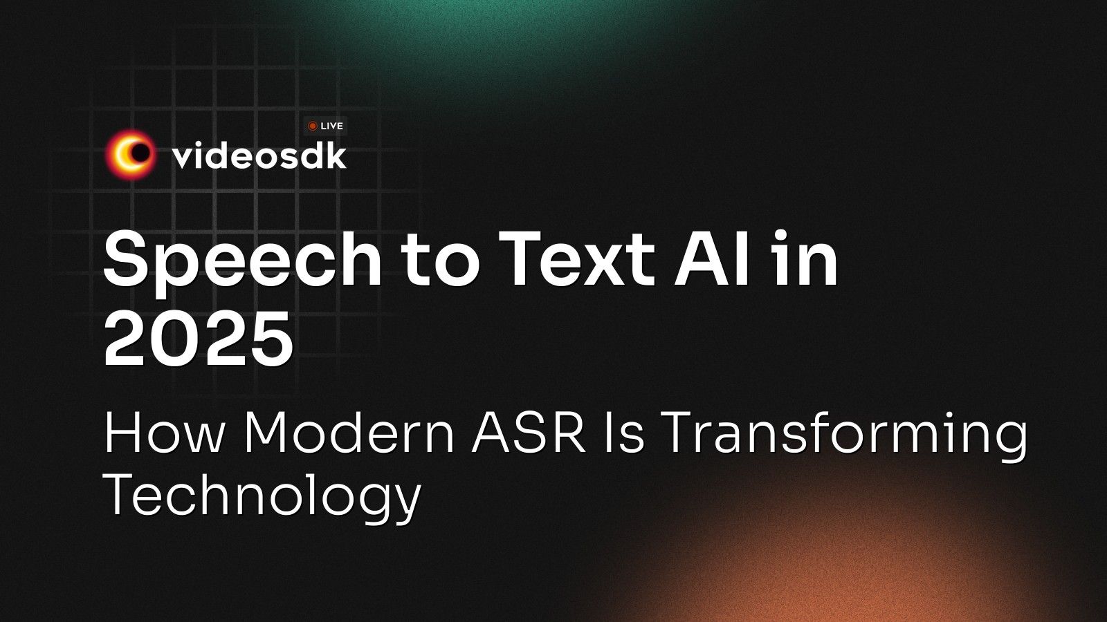 Speech to Text AI in 2025: How Modern ASR Is Transforming Technology ...
