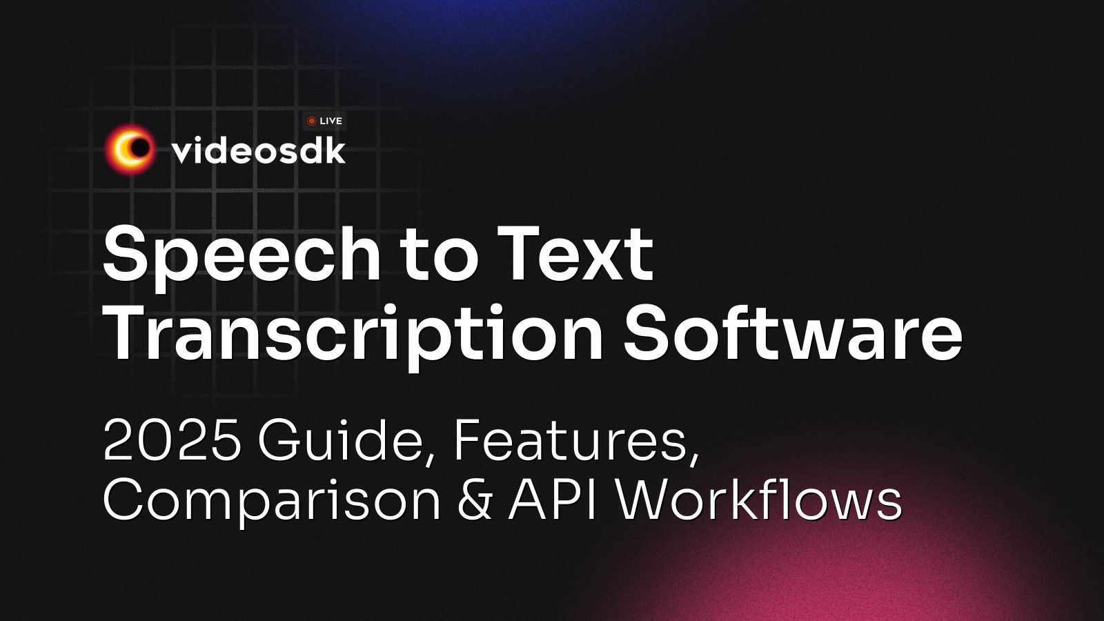 Speech to Text Transcription Software: 2025 Guide, Features, Comparison ...