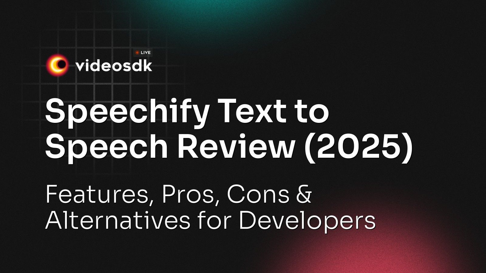 Speechify Text to Speech Review (2025): Features, Pros, Cons & Alternatives for Developers ...