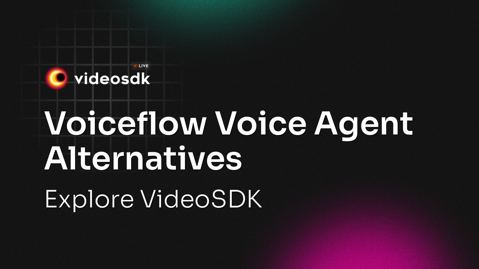 Voiceflow Voice Agent Alternatives: Explore VideoSDK - VideoSDK