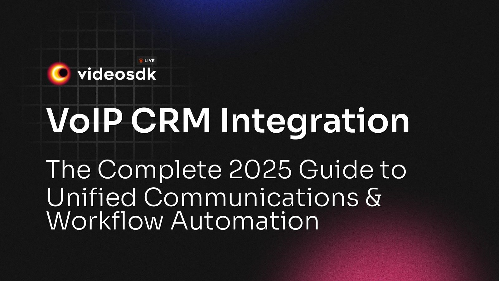 VoIP CRM Integration: The Complete 2025 Guide to Unified Communications & Workflow Automation ...